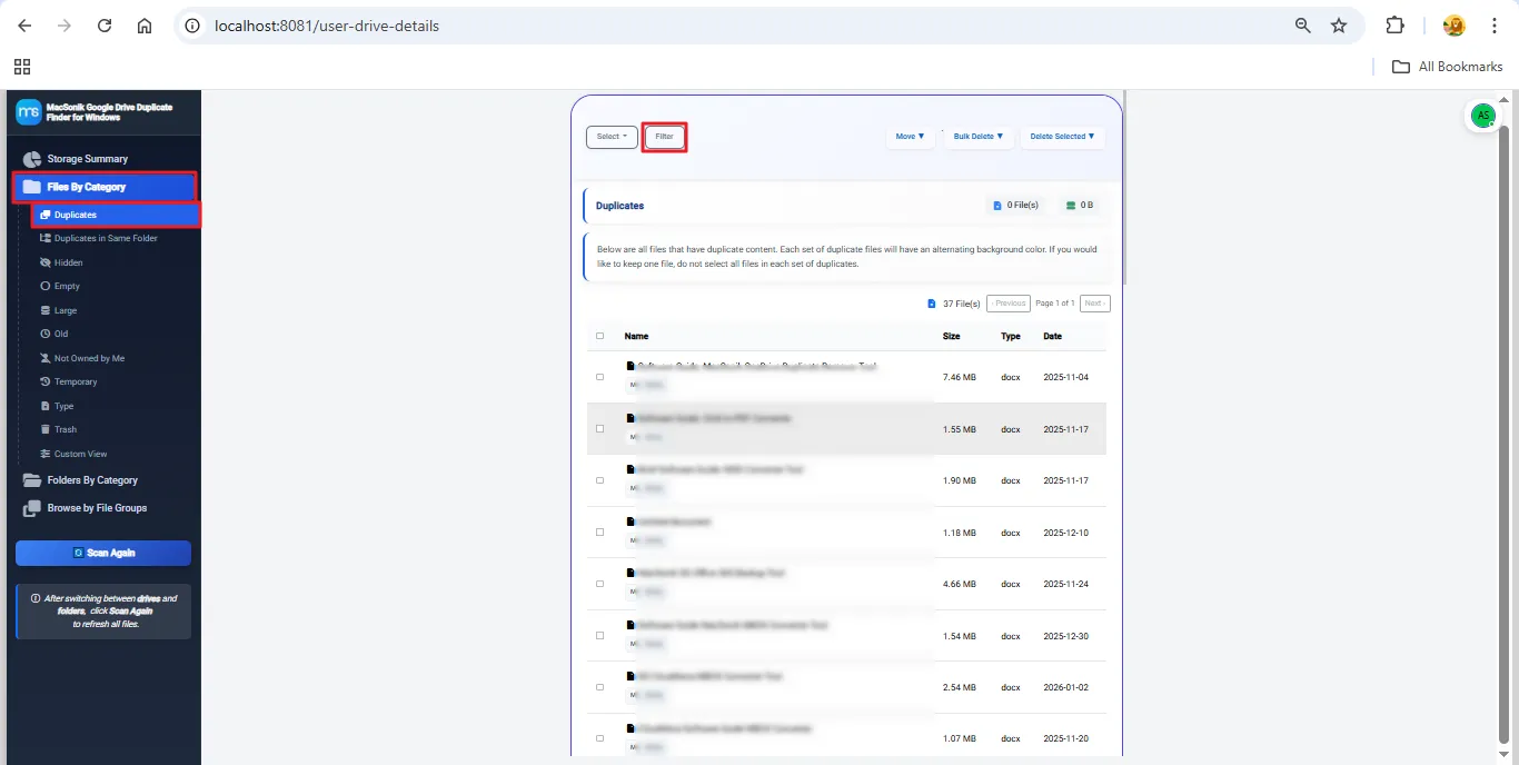 Google Drive Duplicate Finder Tool to Remove Duplicate Files